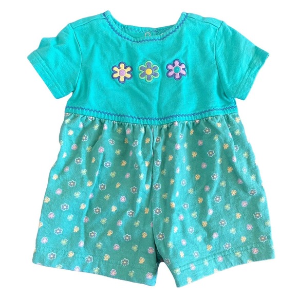Gymboree | One Pieces | Gymboree Infant Short Sleeve Floral One Piece ...